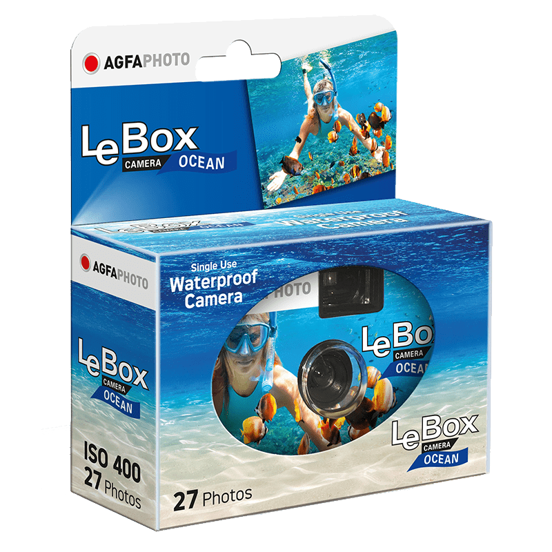 Agfa Le Box Underwater Disposable Camera (135, 27exp, 400ISO)– splendid.nz
